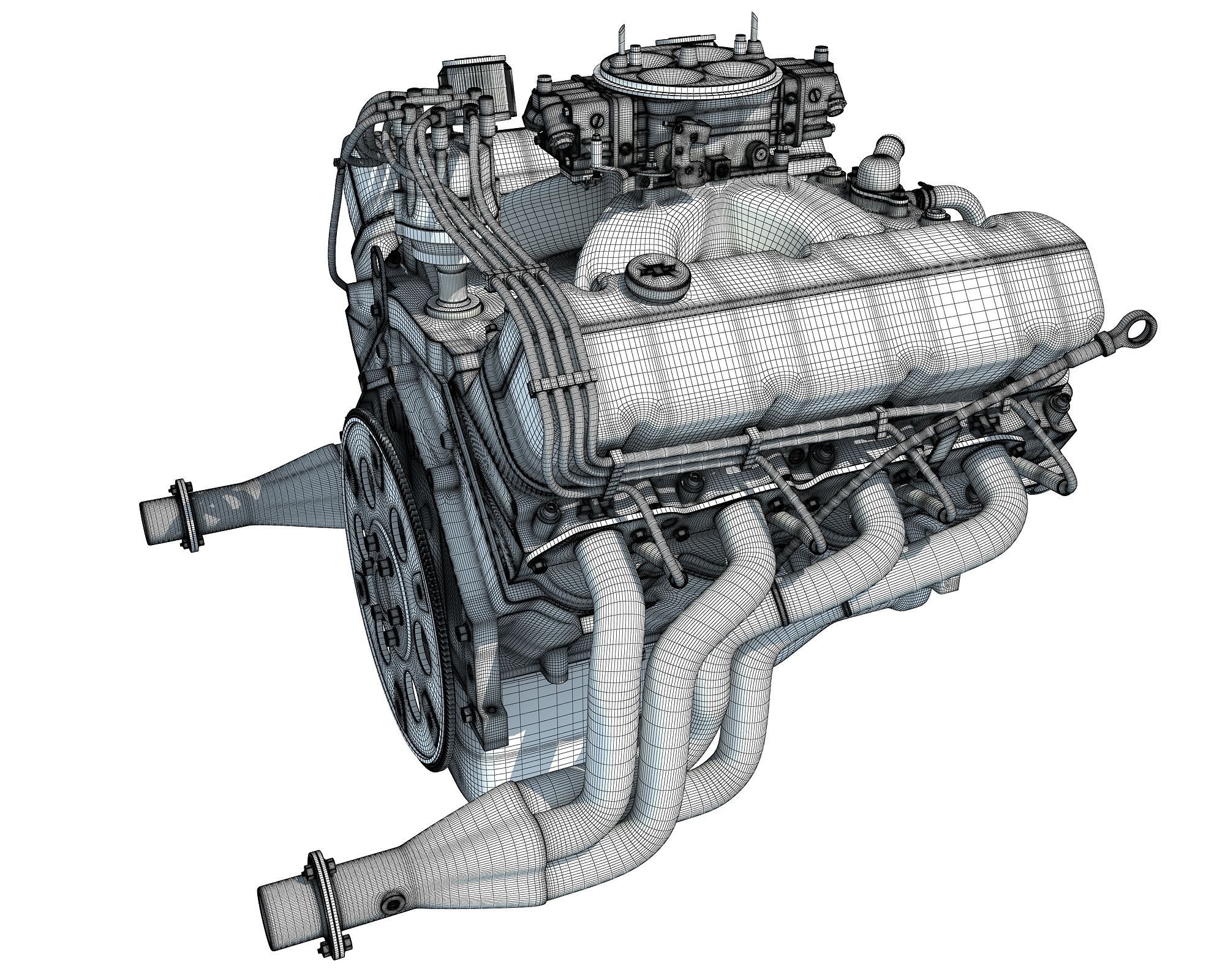 V8 Engine 3D model | CGTrader
