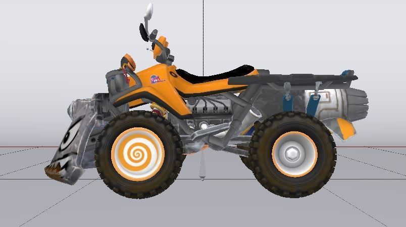 3D model Quad ATV VR / AR / low-poly | CGTrader