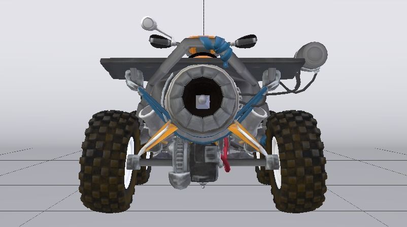 3D model Quad ATV VR / AR / low-poly | CGTrader