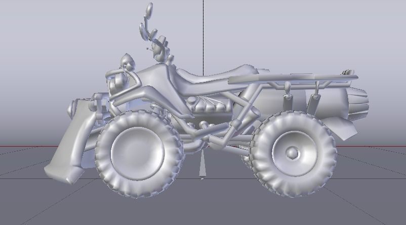3D model Quad ATV VR / AR / low-poly | CGTrader