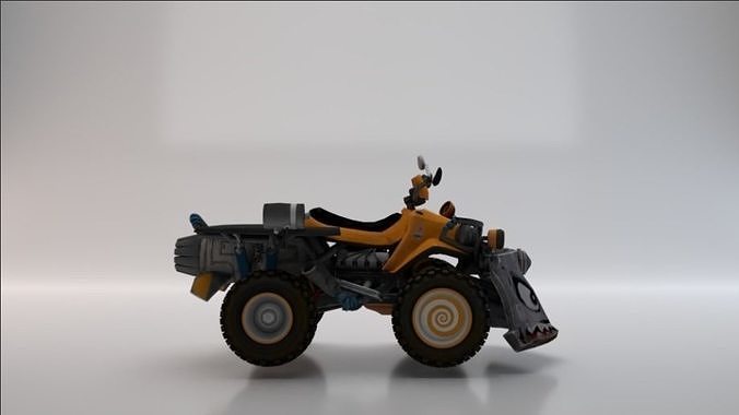 3D model Quad ATV VR / AR / low-poly | CGTrader