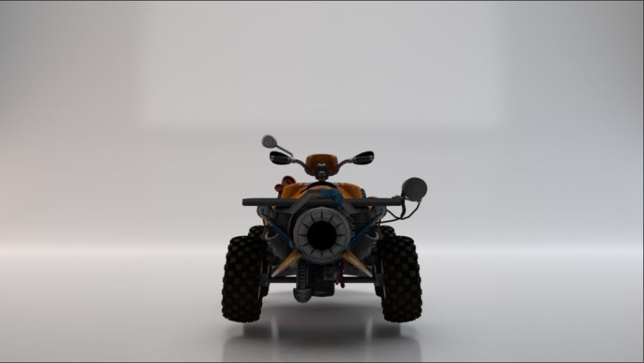 3D model Quad ATV VR / AR / low-poly | CGTrader