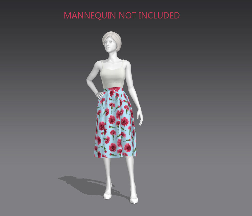 3D model PROM DRESS VR / AR / low-poly | CGTrader