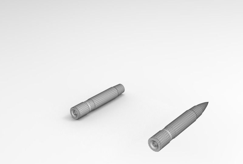 3D model Assault Rifle Ammo Set VR / AR / low-poly | CGTrader