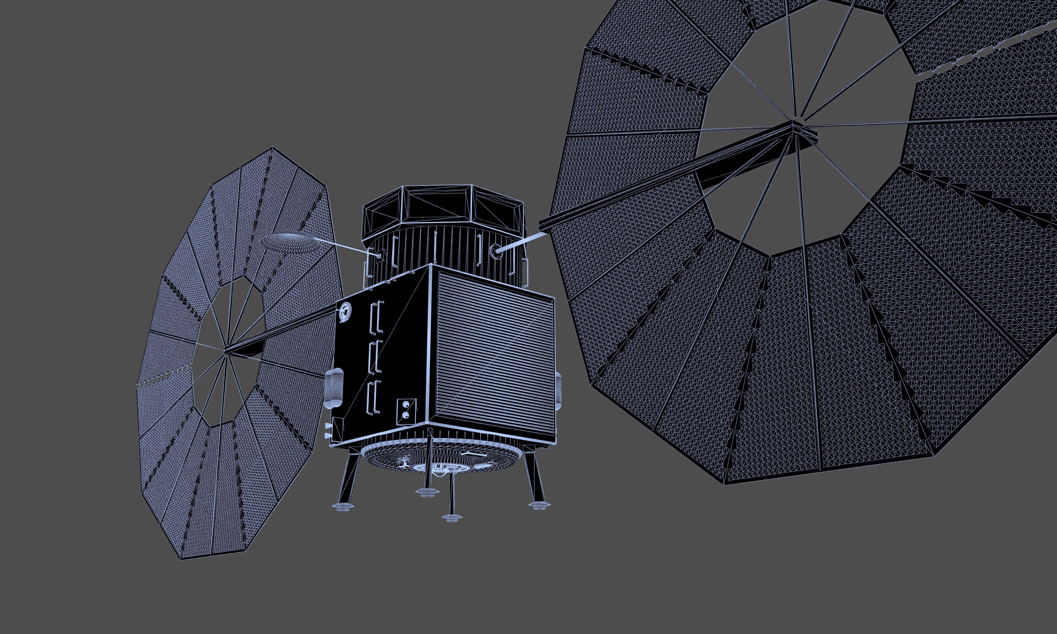 Generic Gateway Power and Propulsion Element 3D model | CGTrader