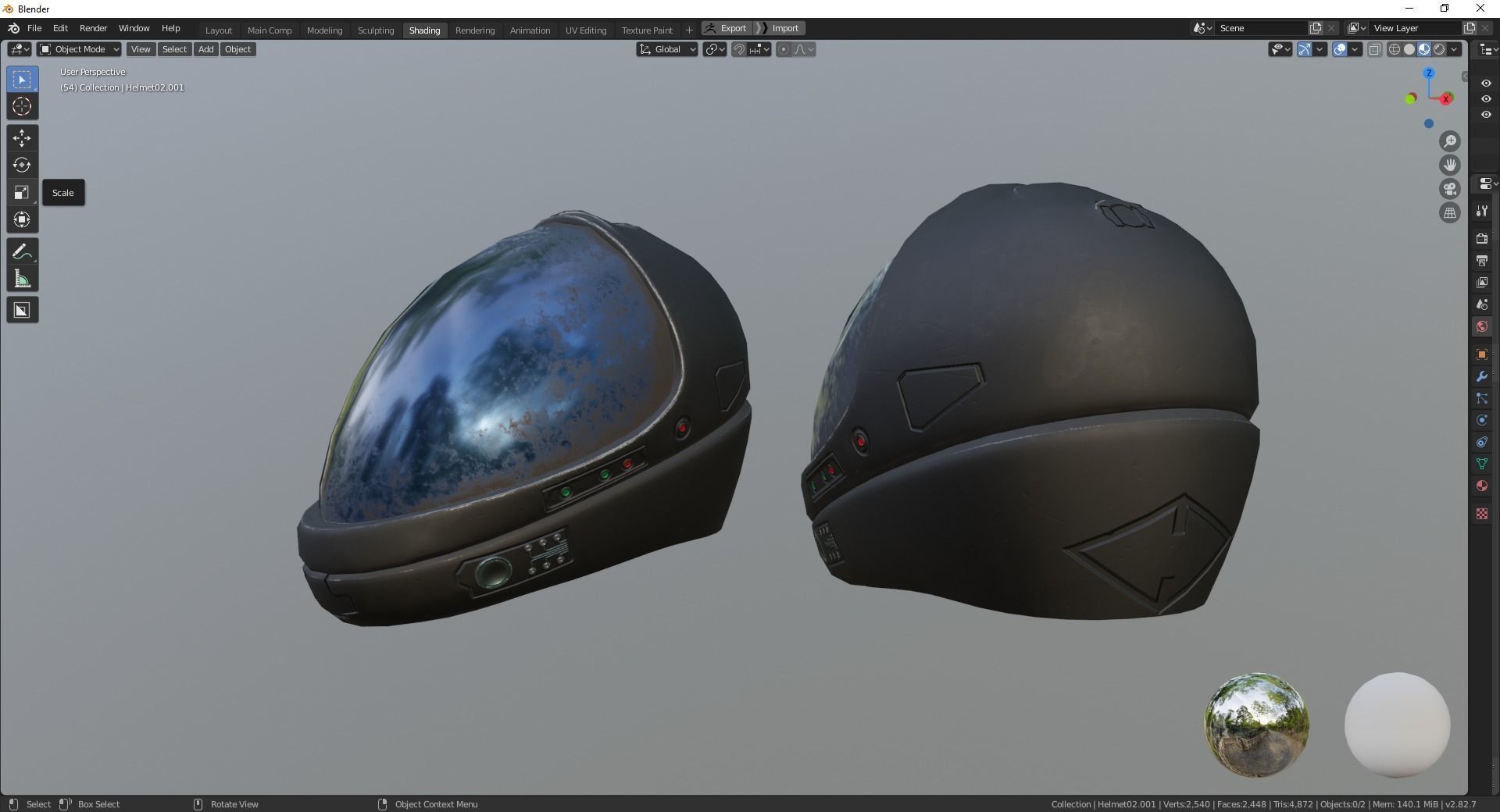 3D model Sci fi helmet 4 different textures VR / AR / low-poly | CGTrader