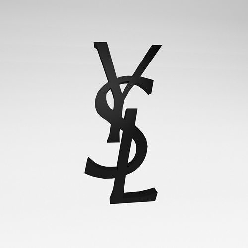 YSL Logo v1 010 free VR / AR / low-poly 3D model | CGTrader