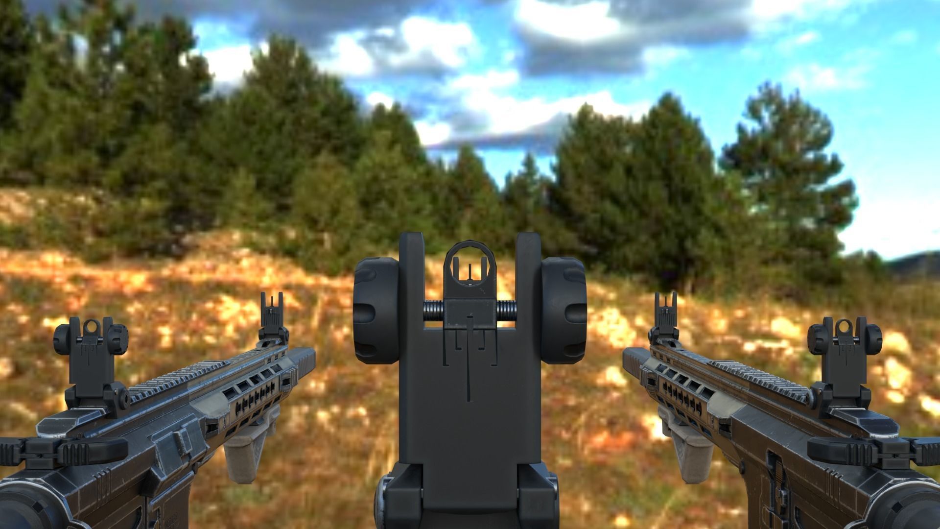 3D model Modular Combat Rifle-Carbine Variant VR / AR / low-poly | CGTrader