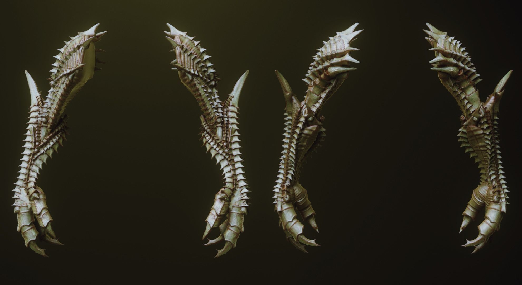 ARMS - 33 Creature arms OBJs and Zbrush IMM 3D model | CGTrader