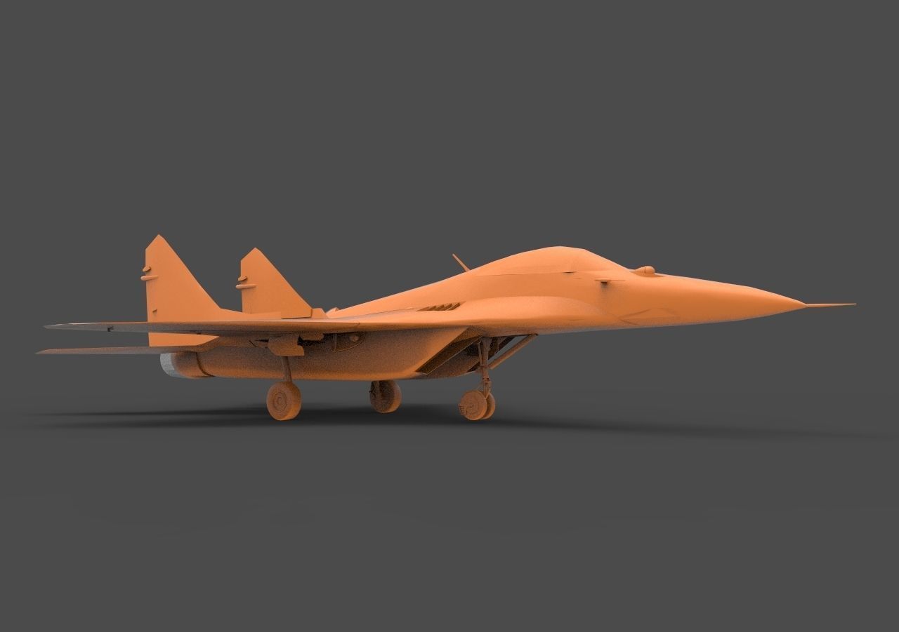 Mig 29 3D model 3D printable | CGTrader