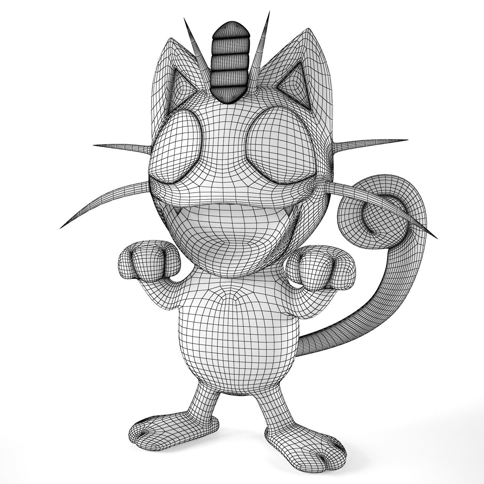 Meowth Pokemon 3D model | CGTrader