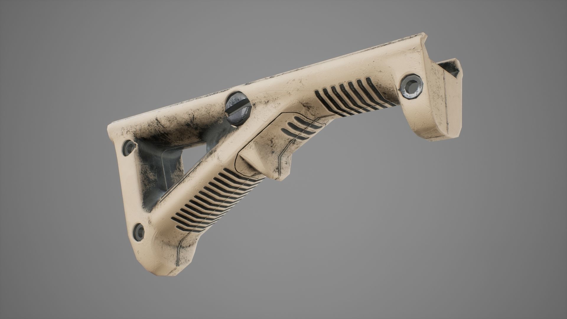 3D model Angled Grip - FPS Gun Attachment for Unreal Engine VR / AR ...