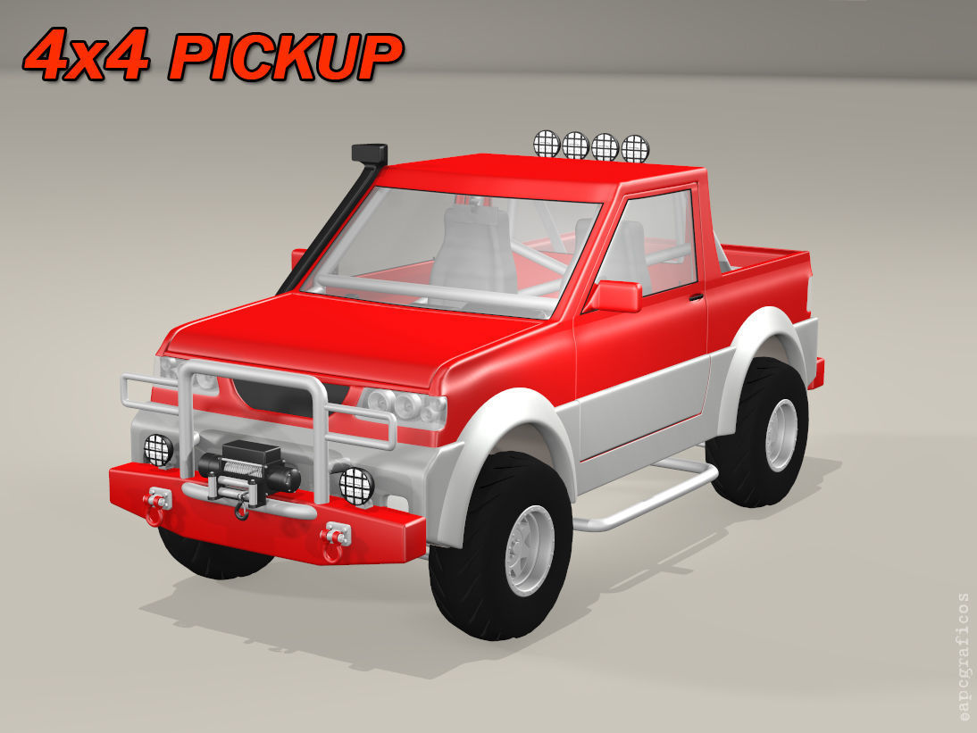 3D 4x4 Pickup | CGTrader