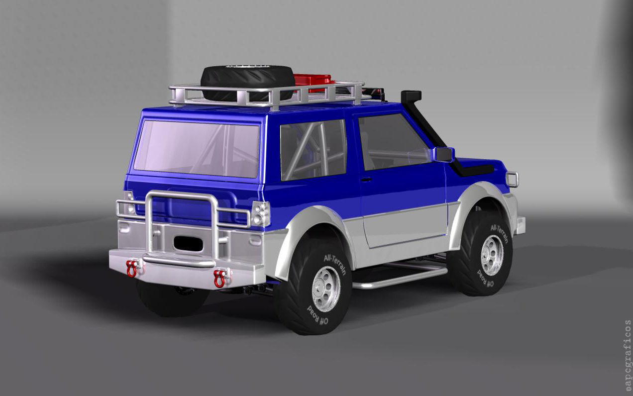 4x4 Off-road 3D model | CGTrader