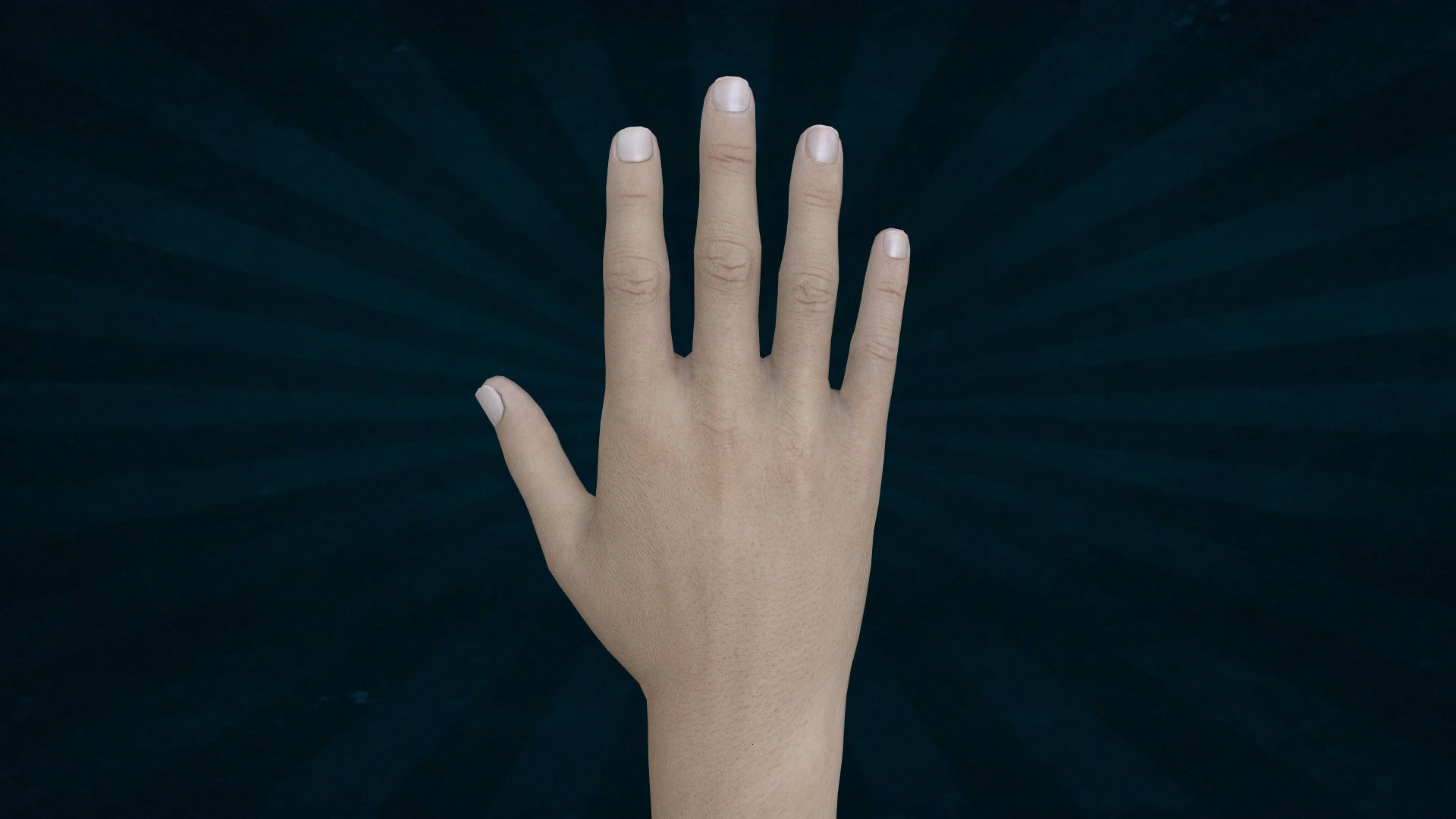 3D model HAND-006 Rigged Right Hand VR / AR / low-poly rigged | CGTrader