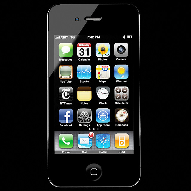 iPhone 4g 3D model | CGTrader