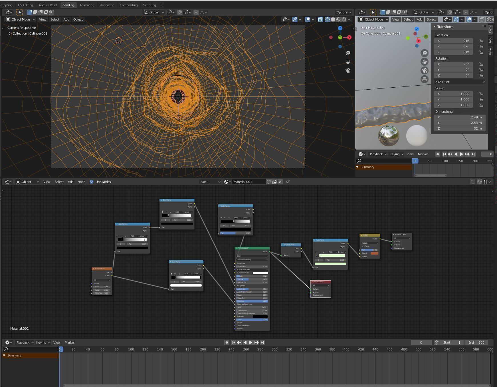 sci fi Abstract dark scary black Blender Eevee 3D model animated | CGTrader