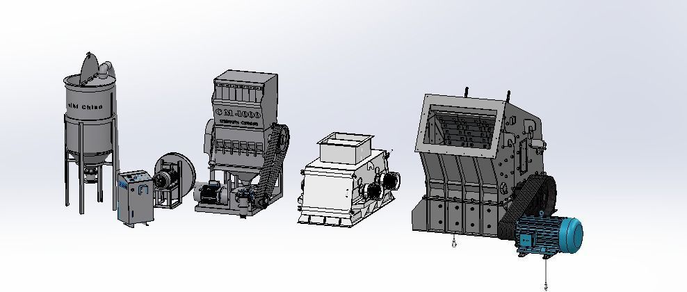 crusher machines 3D model | CGTrader