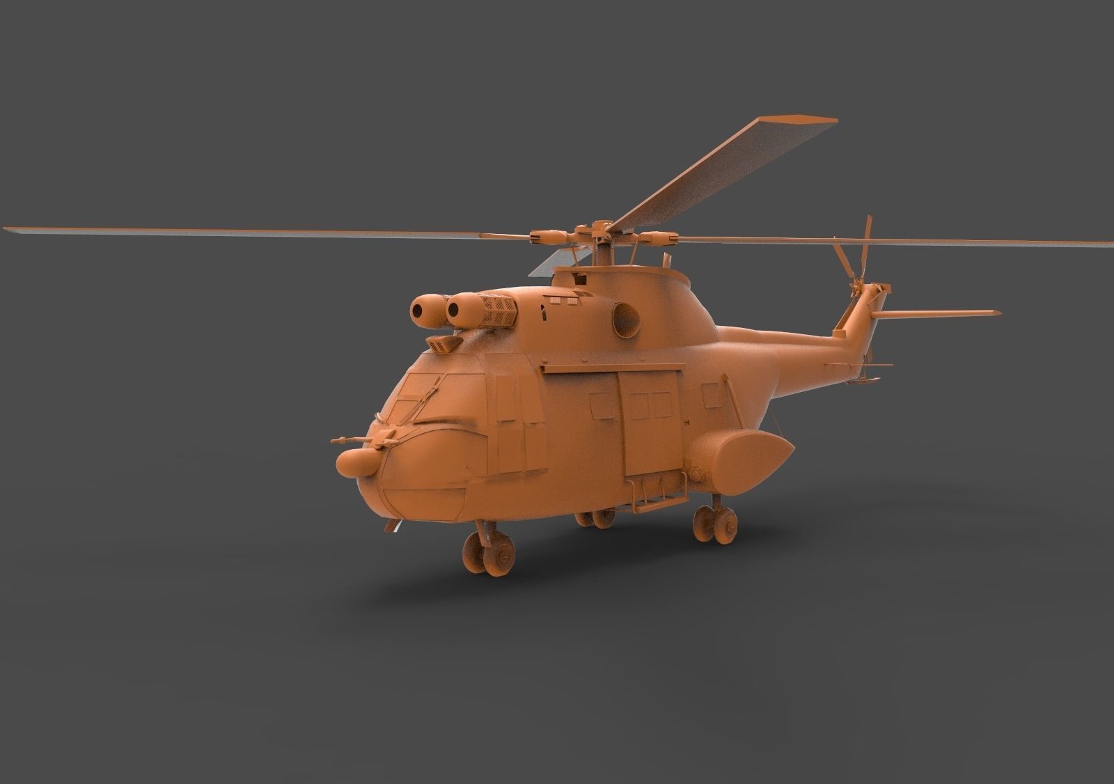 SA 330 Puma 3D model 3D printable | CGTrader