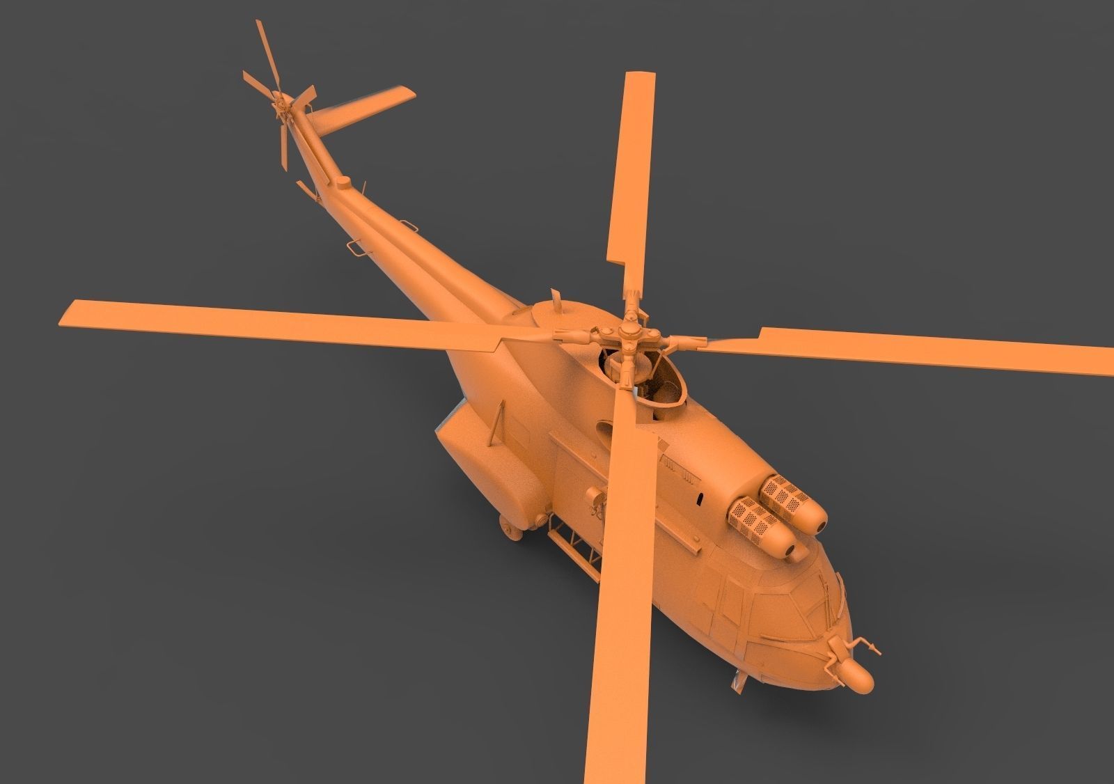 SA 330 Puma 3D model 3D printable | CGTrader