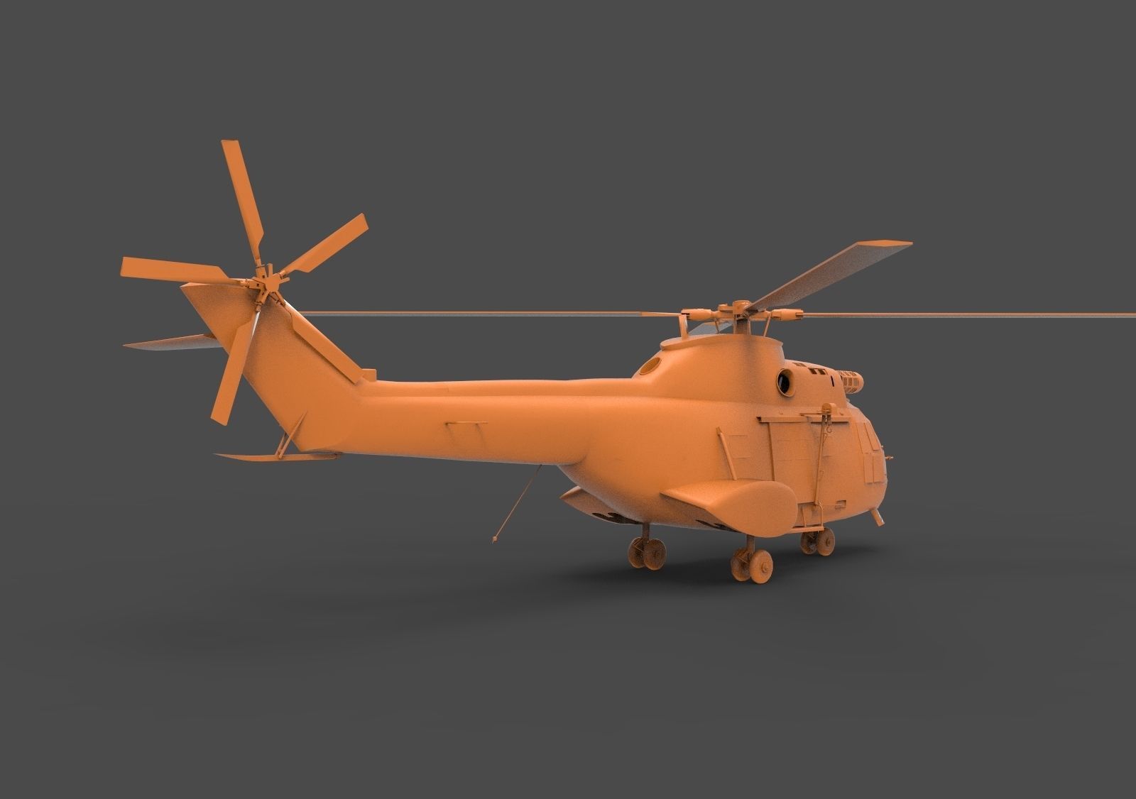 SA 330 Puma 3D model 3D printable | CGTrader