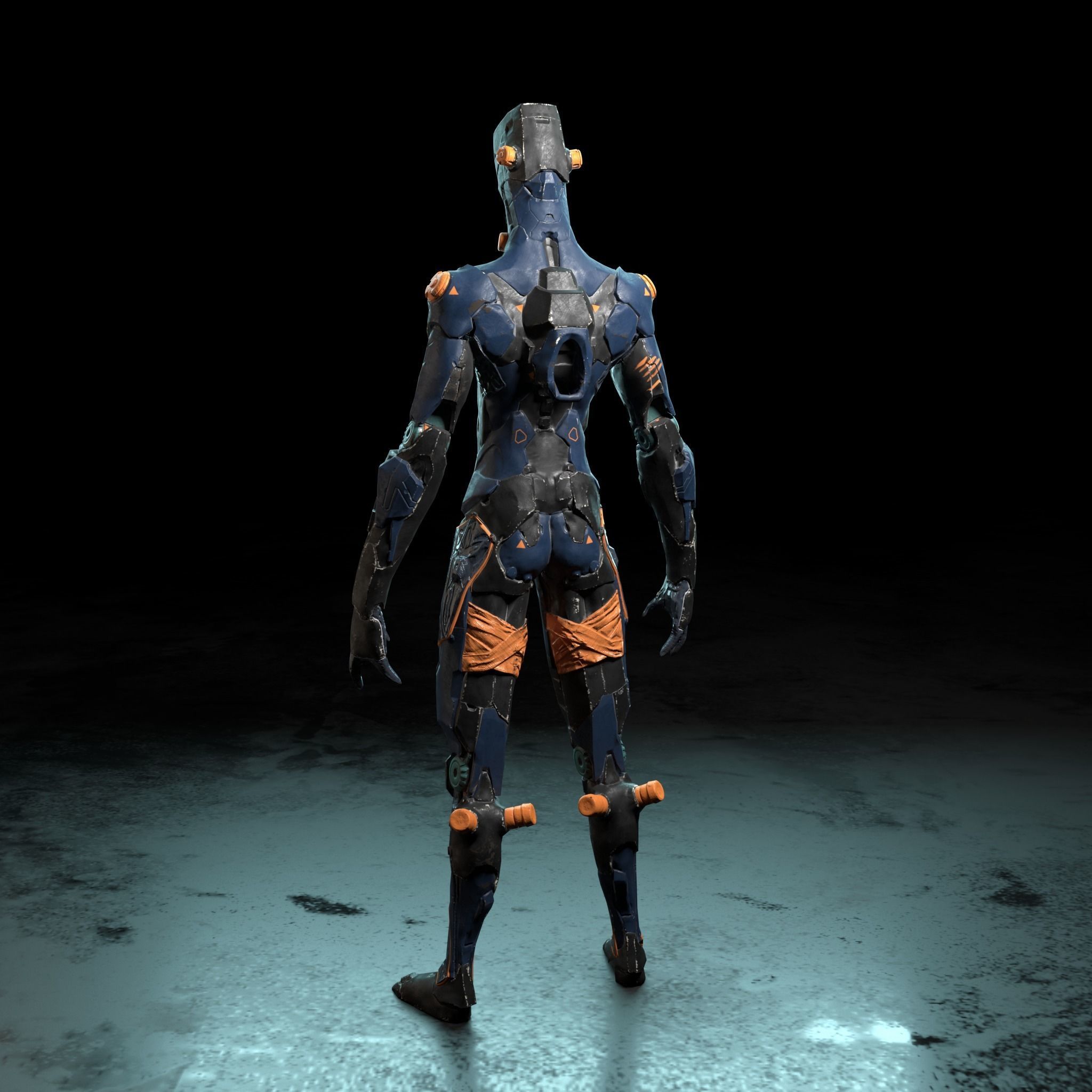 3D model Robot RBT VR / AR / low-poly | CGTrader