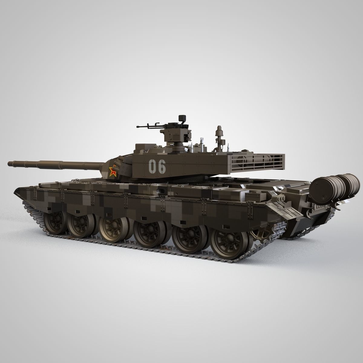 China ZTZ-99 tank 3D model | CGTrader