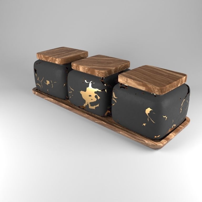 Seasoning Cans 3D model | CGTrader