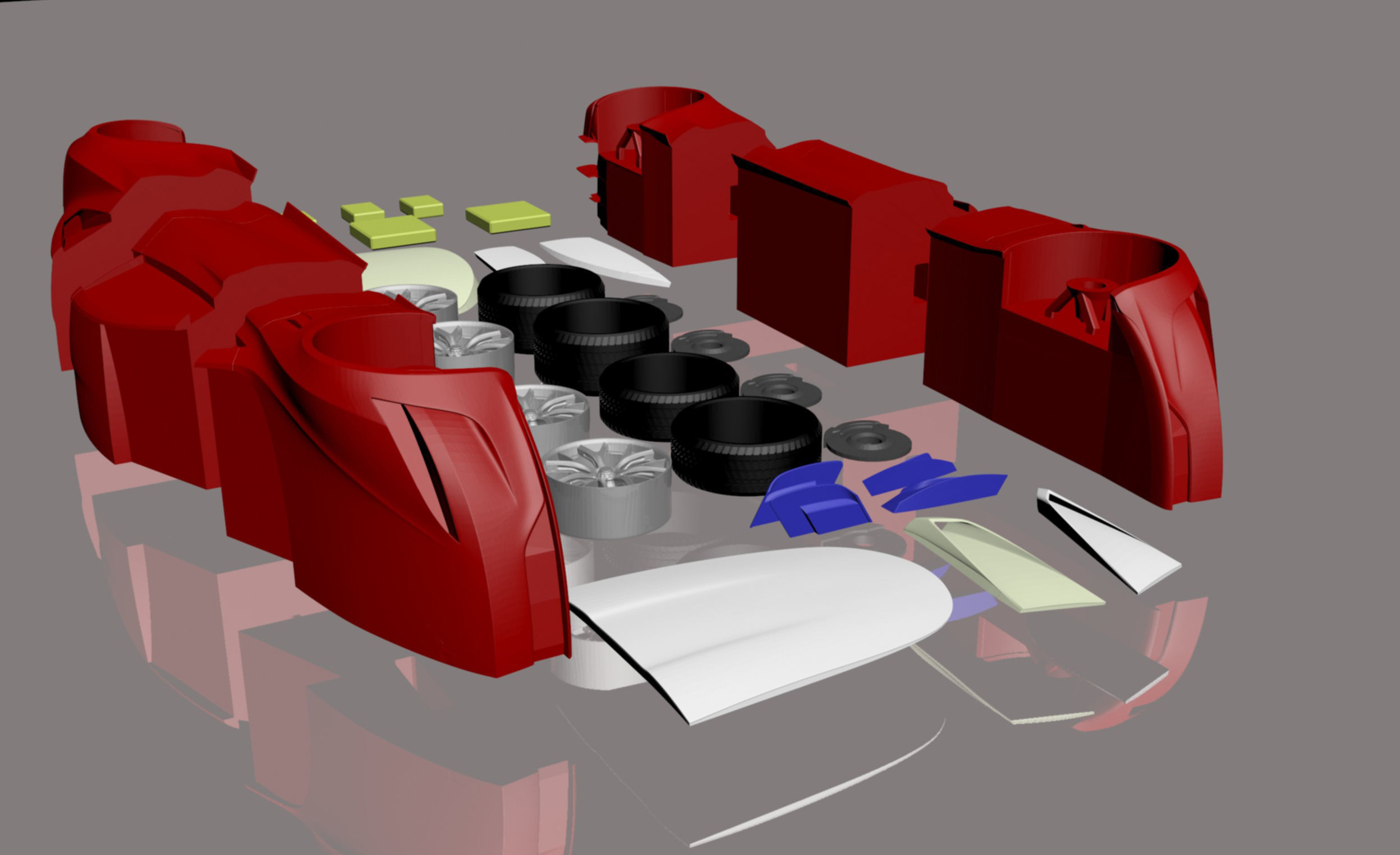 TESLA ROADSTER 2020 FOR 3D PRINTING STL FILES 3D model 3D printable ...