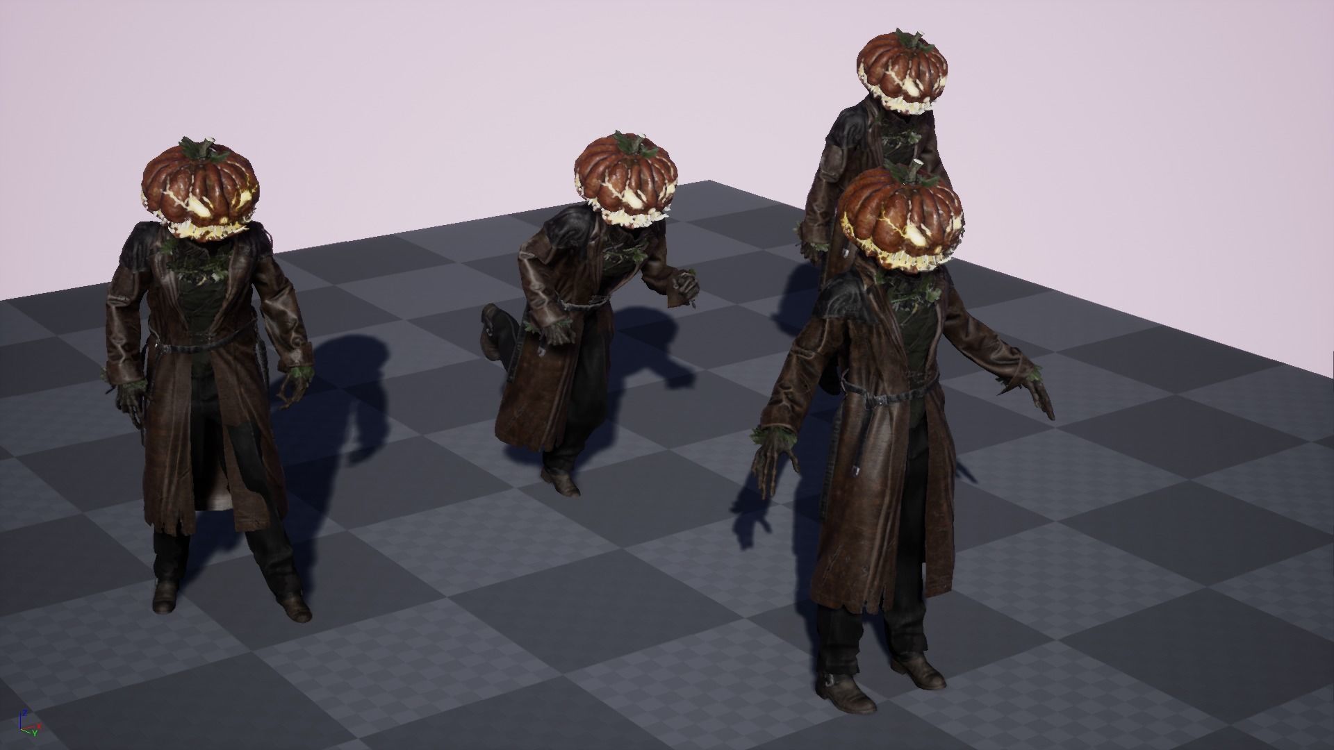 3D model Monster maniac unit 4 VR / AR / low-poly rigged animated ...