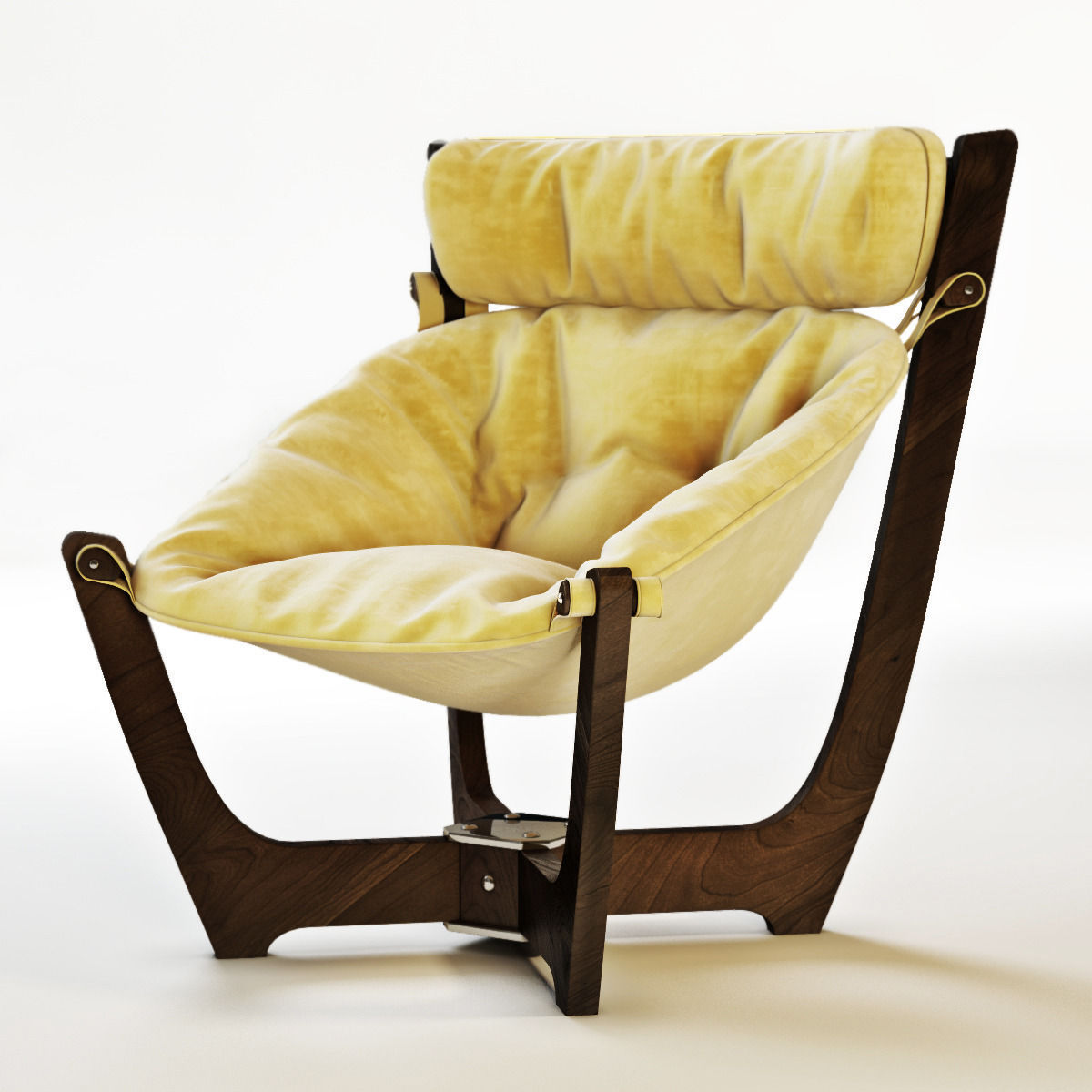 Luna chairs 3D model rigged | CGTrader