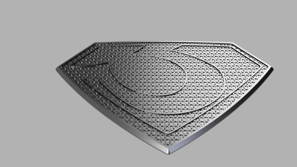 Zod Chest Emblem 3D model 3D printable | CGTrader