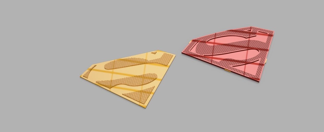 Superman Chest Emblem 3D model 3D printable | CGTrader