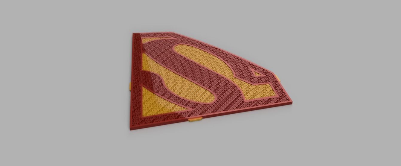 Superman Chest Emblem 3D model 3D printable | CGTrader