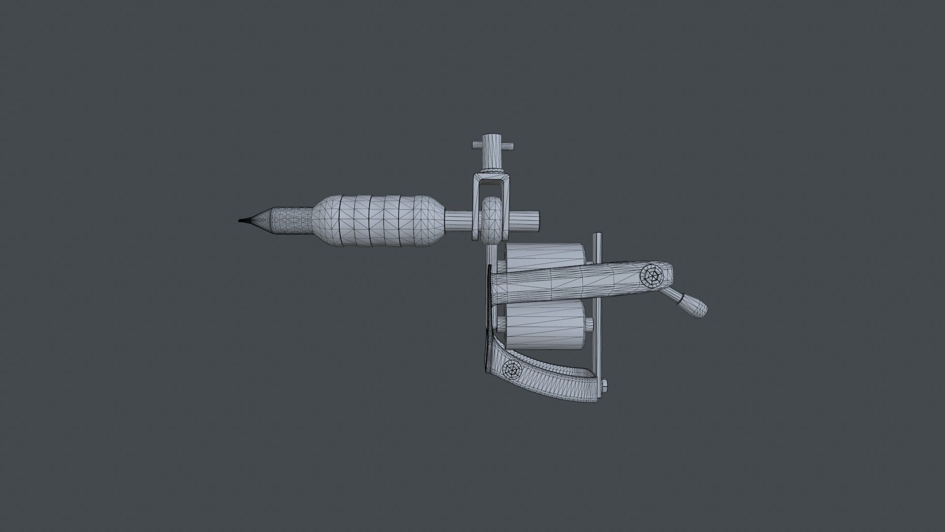 TATO-003 Tattoo Machine 3D model | CGTrader