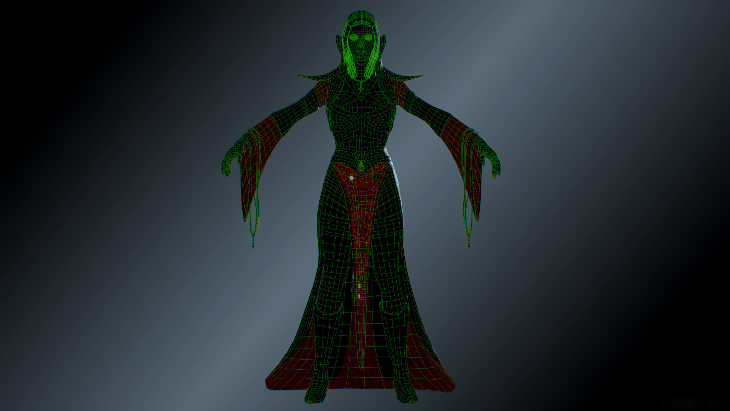 3D model vampire VR / AR / low-poly rigged | CGTrader