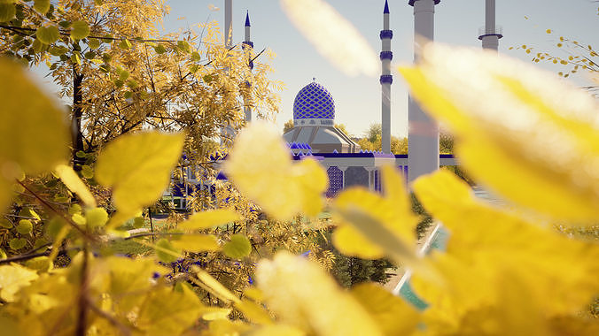 Beautiful Blue Mosque 3D model | CGTrader