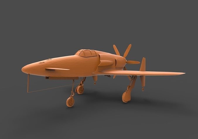 Kyushu J7W Shinden 3D model 3D printable | CGTrader