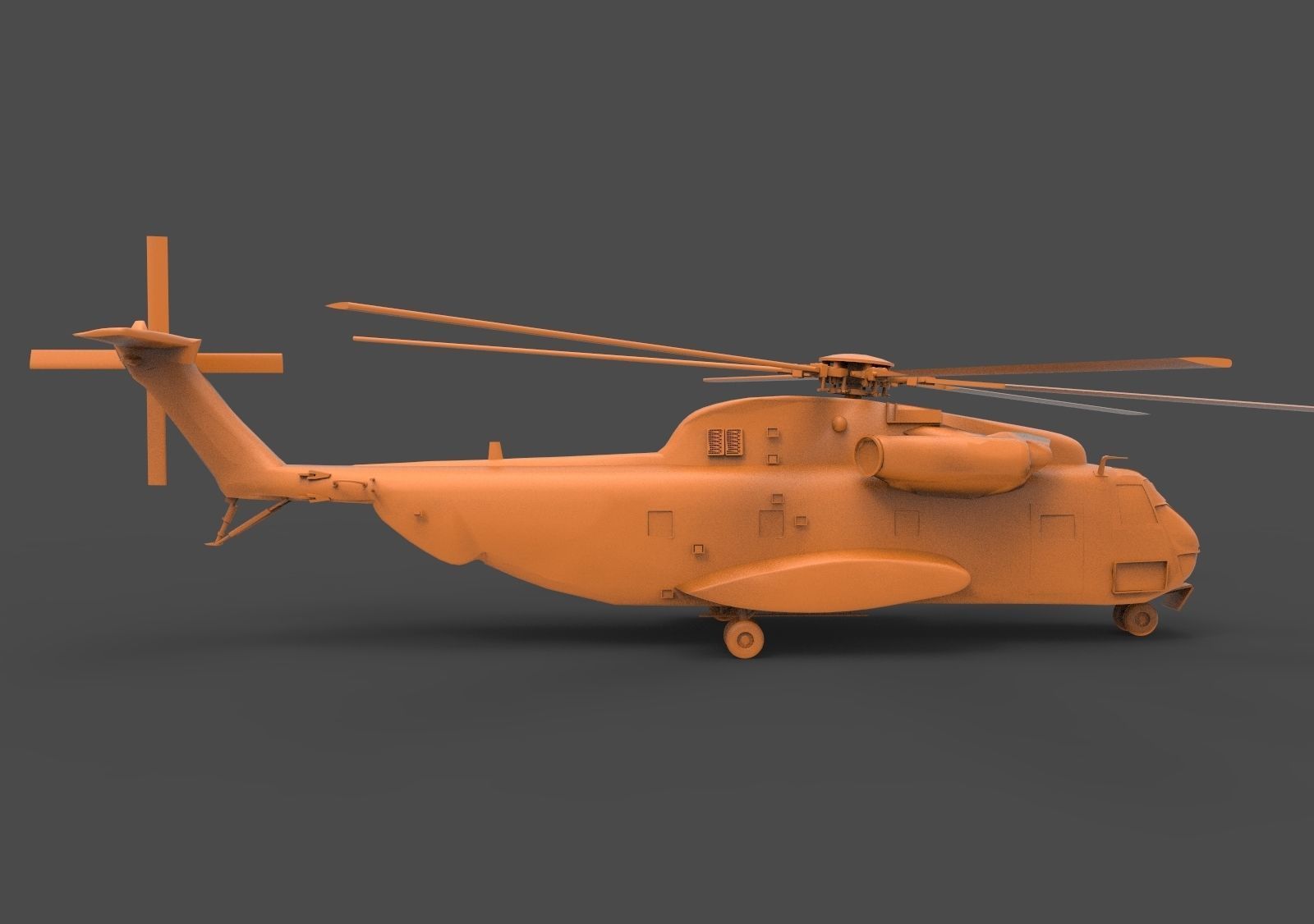 Sikorsky CH-53 3D model 3D printable | CGTrader