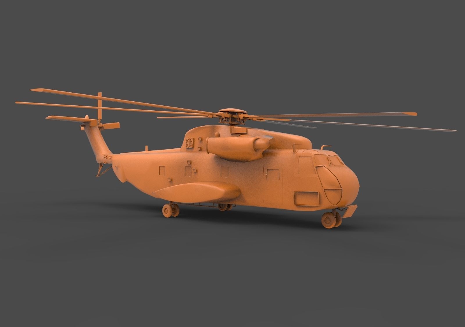 Sikorsky CH-53 3D model 3D printable | CGTrader