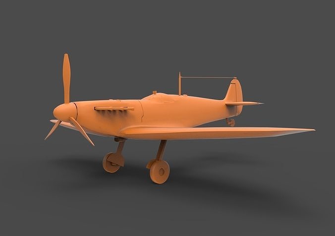 Supermarine Spitfire 3D model 3D printable | CGTrader