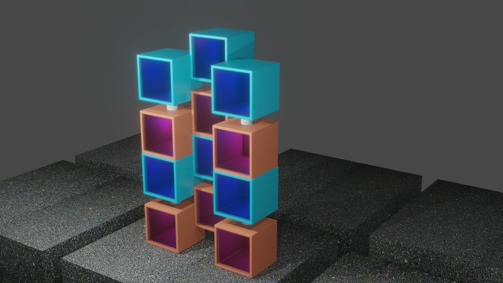 3D model Blocky Apartments VR / AR / low-poly | CGTrader