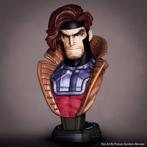 Campbells Gambit bust 3D model 3D printable | CGTrader