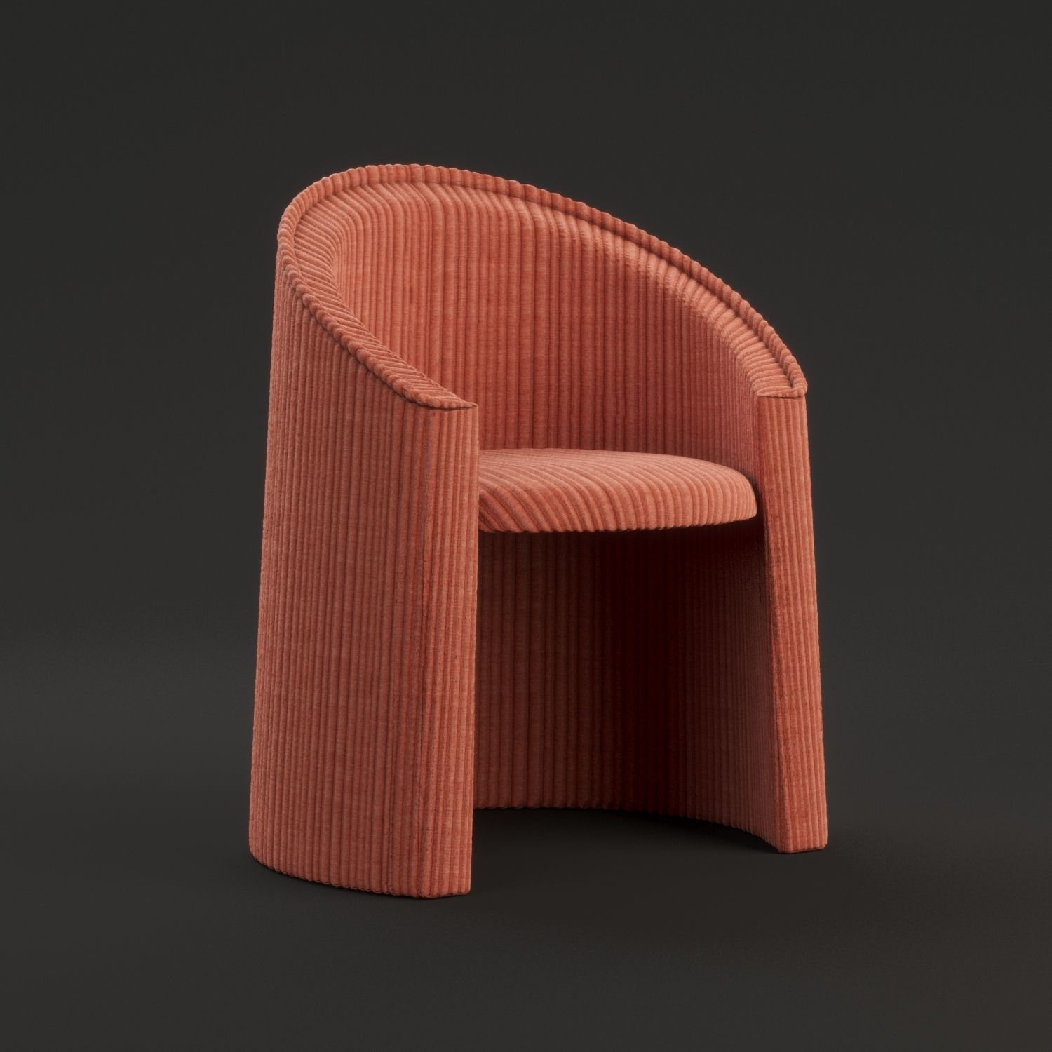 Moroso husk small armchair 3D model | CGTrader