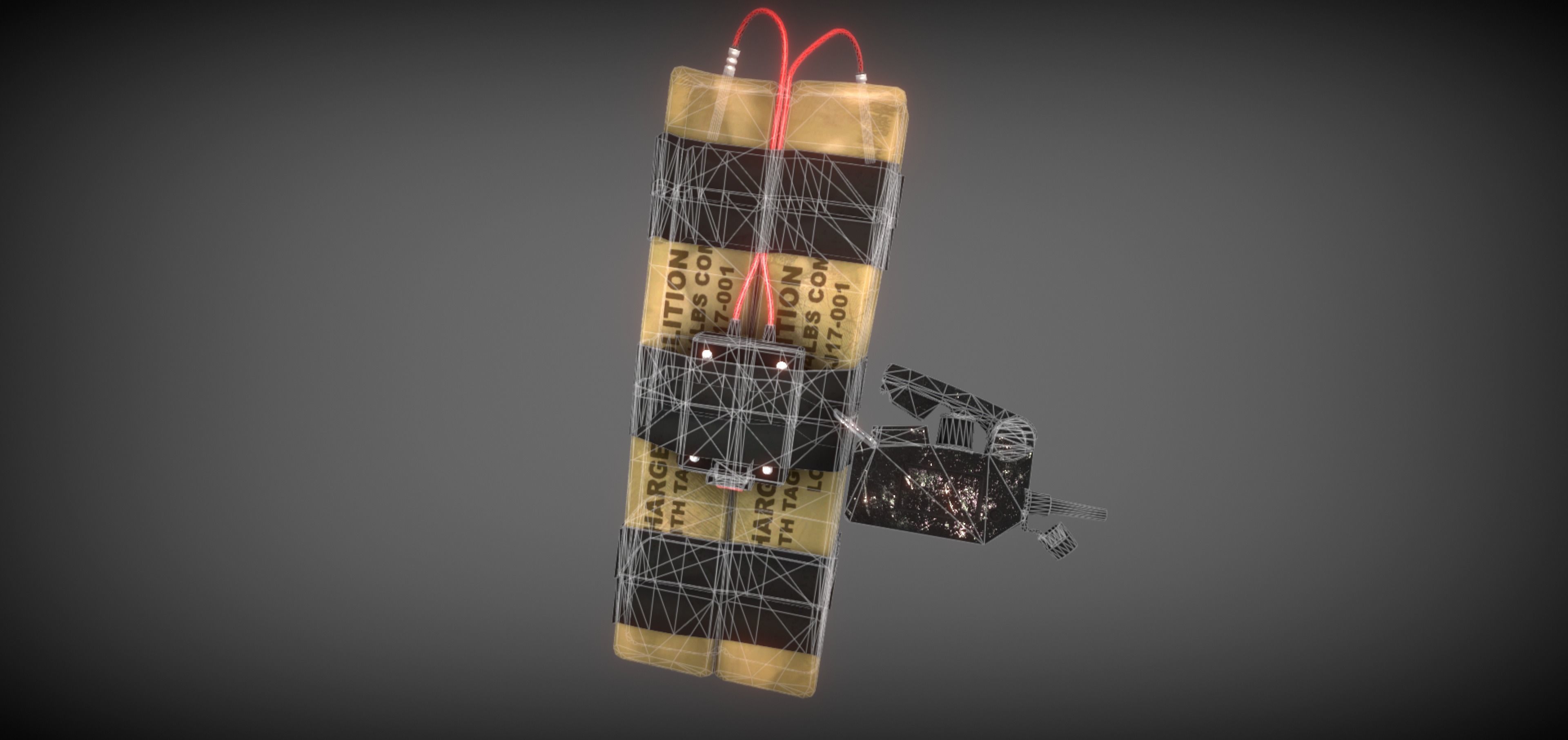 3D model C-4 C4 explosive VR / AR / low-poly | CGTrader