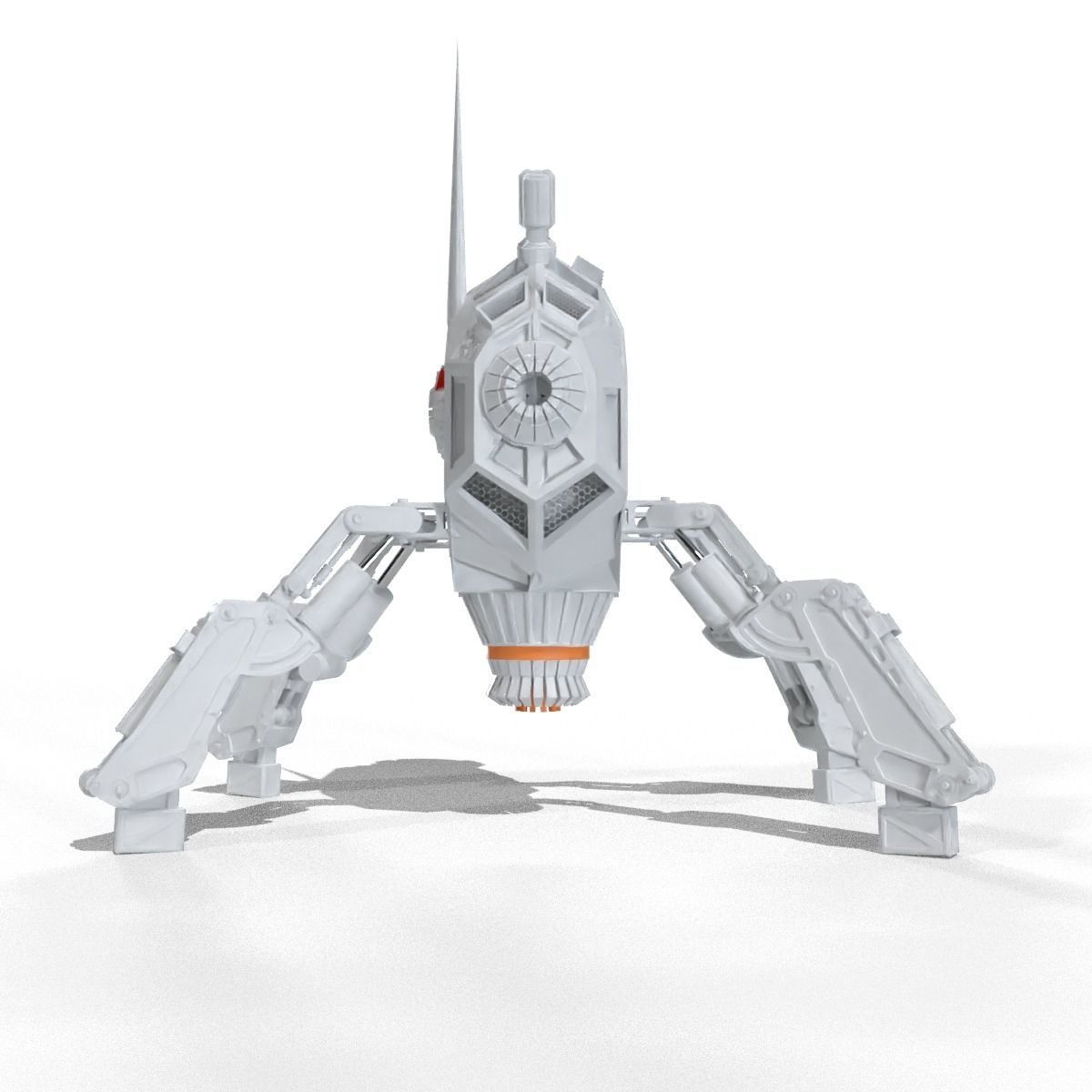 Futuristic Droid Robot free 3D model | CGTrader