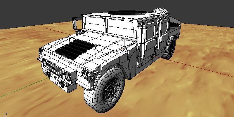 Humvee 3D model | CGTrader