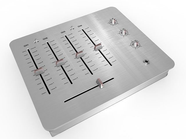 mix table 3D model | CGTrader