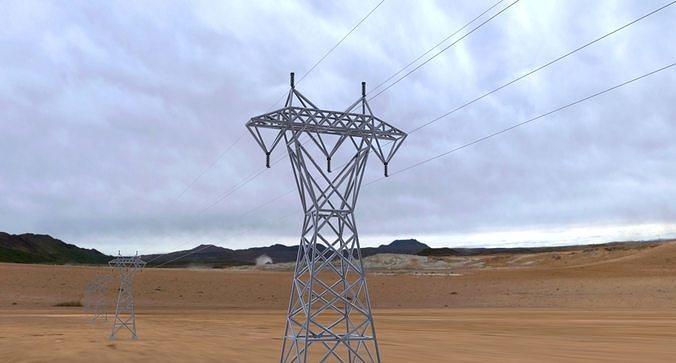 3D model ELECTRIC TOWER-NEW VR / AR / low-poly | CGTrader