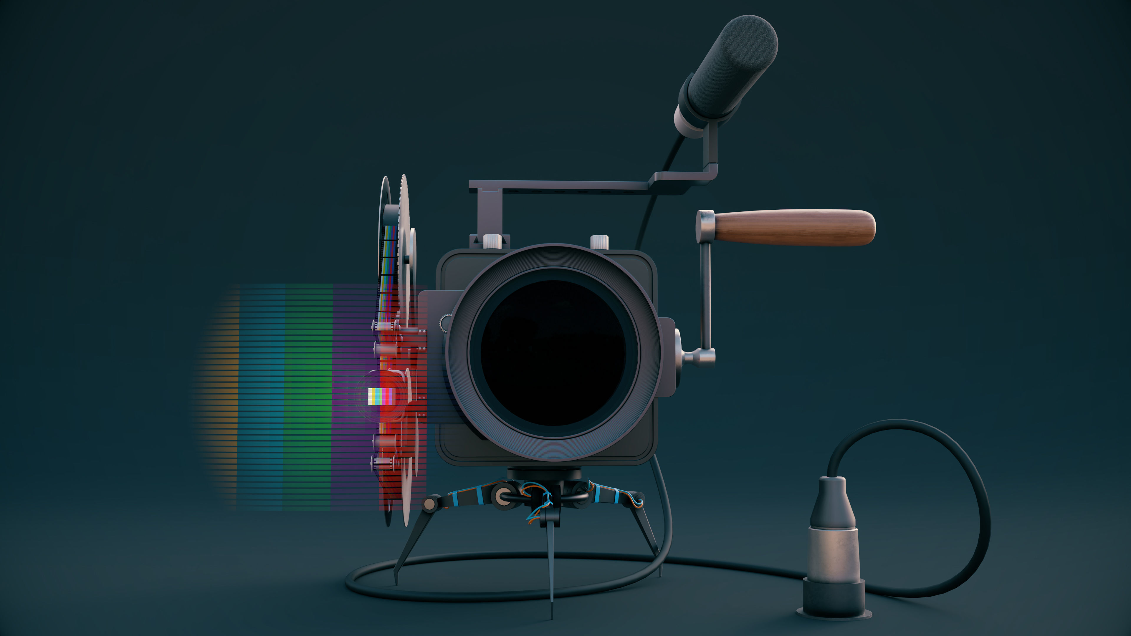 Mad Camera 3D model animated rigged | CGTrader